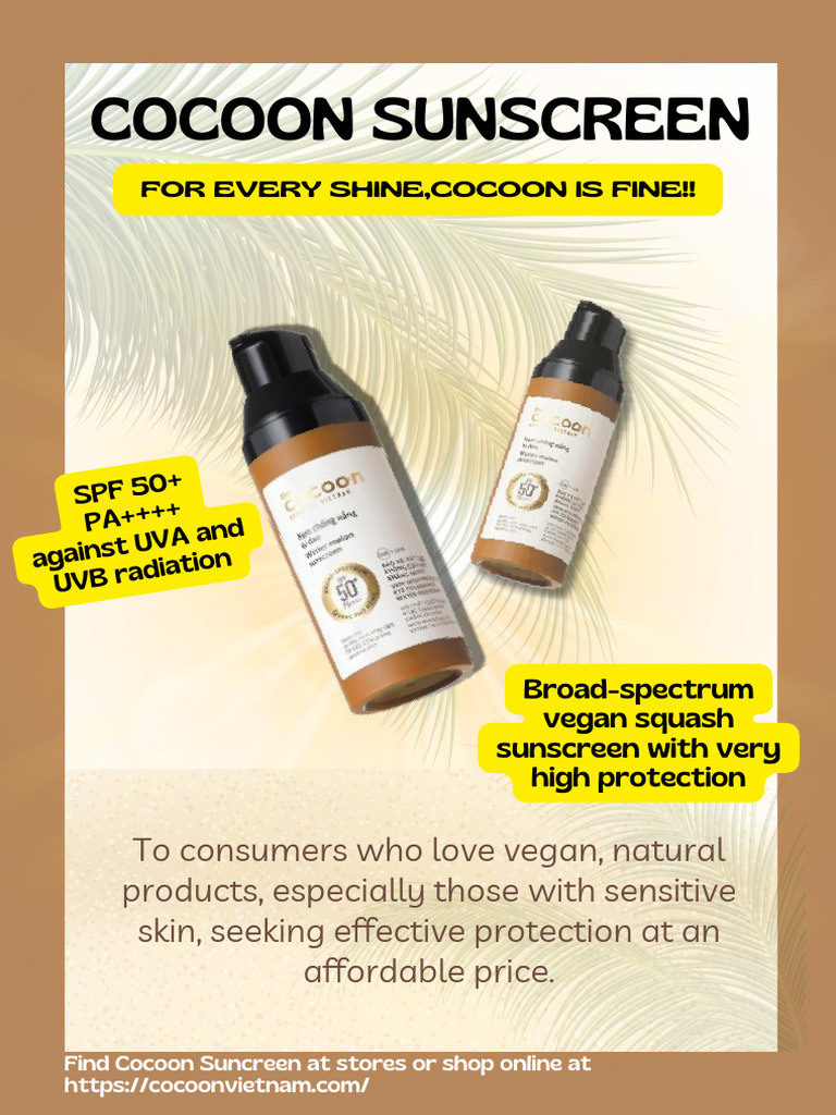 Cocoon Suncreen | PDF