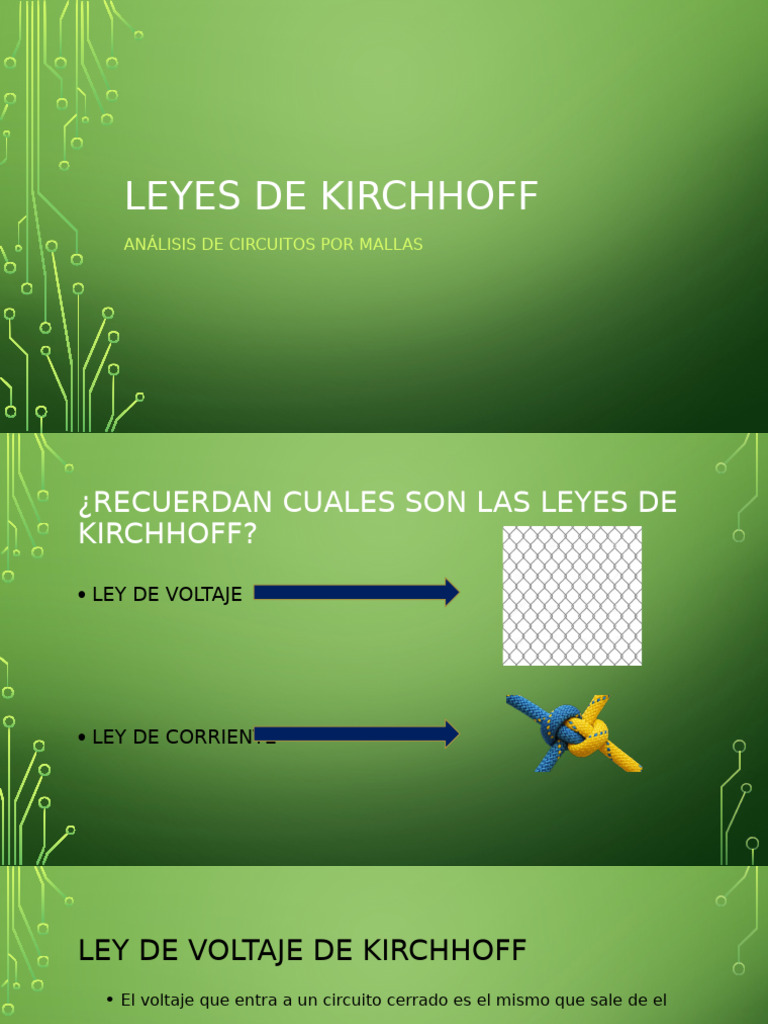 Leyes de Kirchhoff | PDF