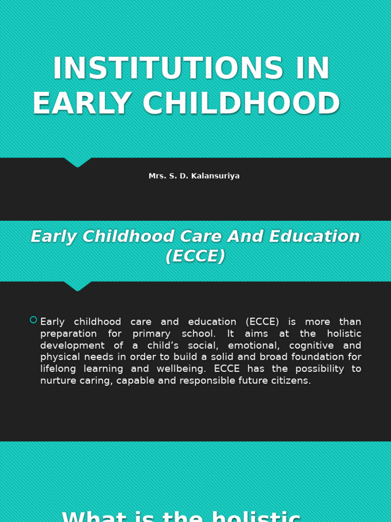 ECE_PPT_02 (2) | PDF | Child Care | Kindergarten