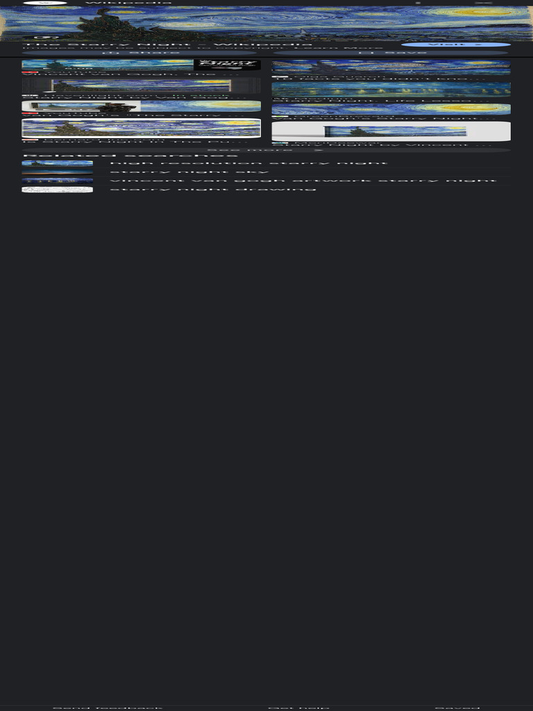 Starry Night - Google Search | PDF