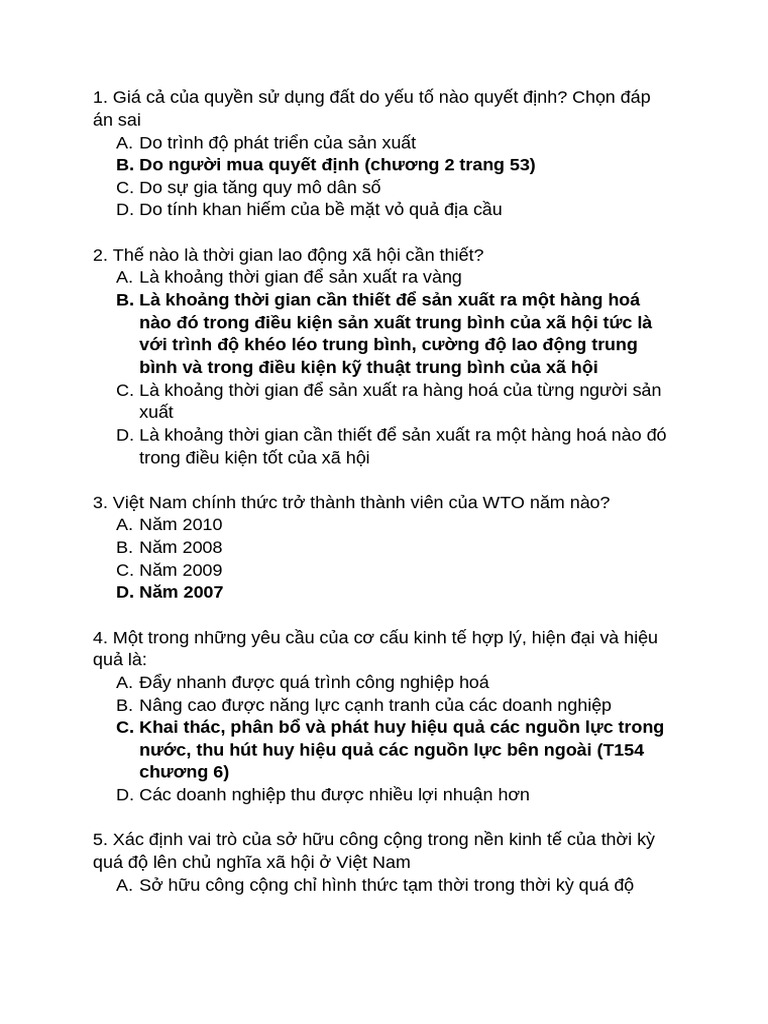 Bản sao của trắc nghiệm ktct | PDF