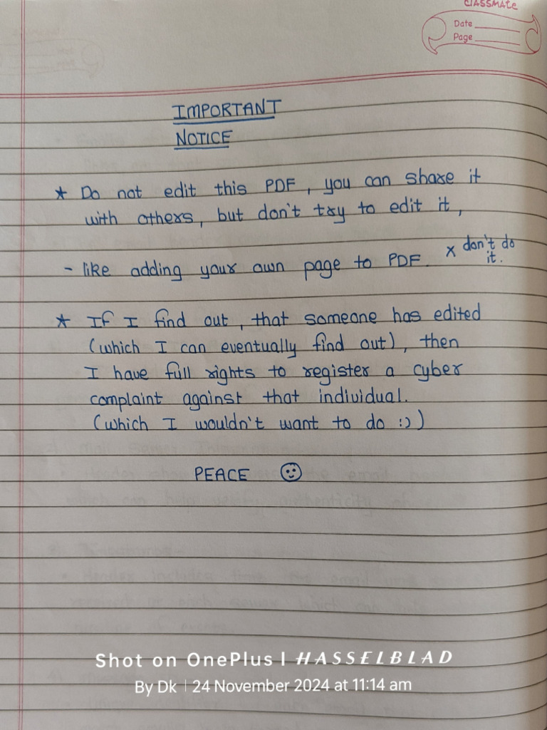 Stqa Endsem Notes Pdf