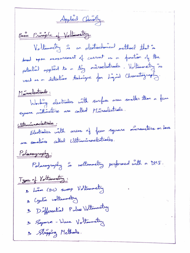 Applied Chemistry | PDF