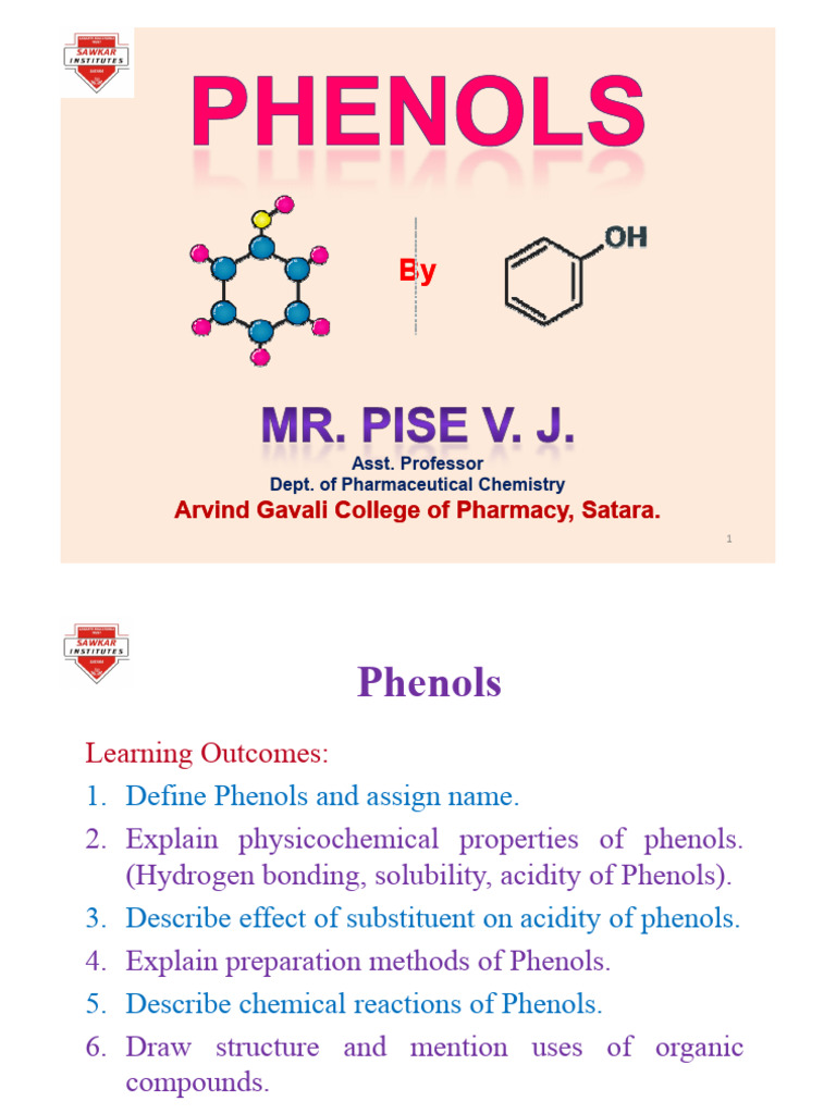 Phenol s | PDF | Hydroxide | Acid