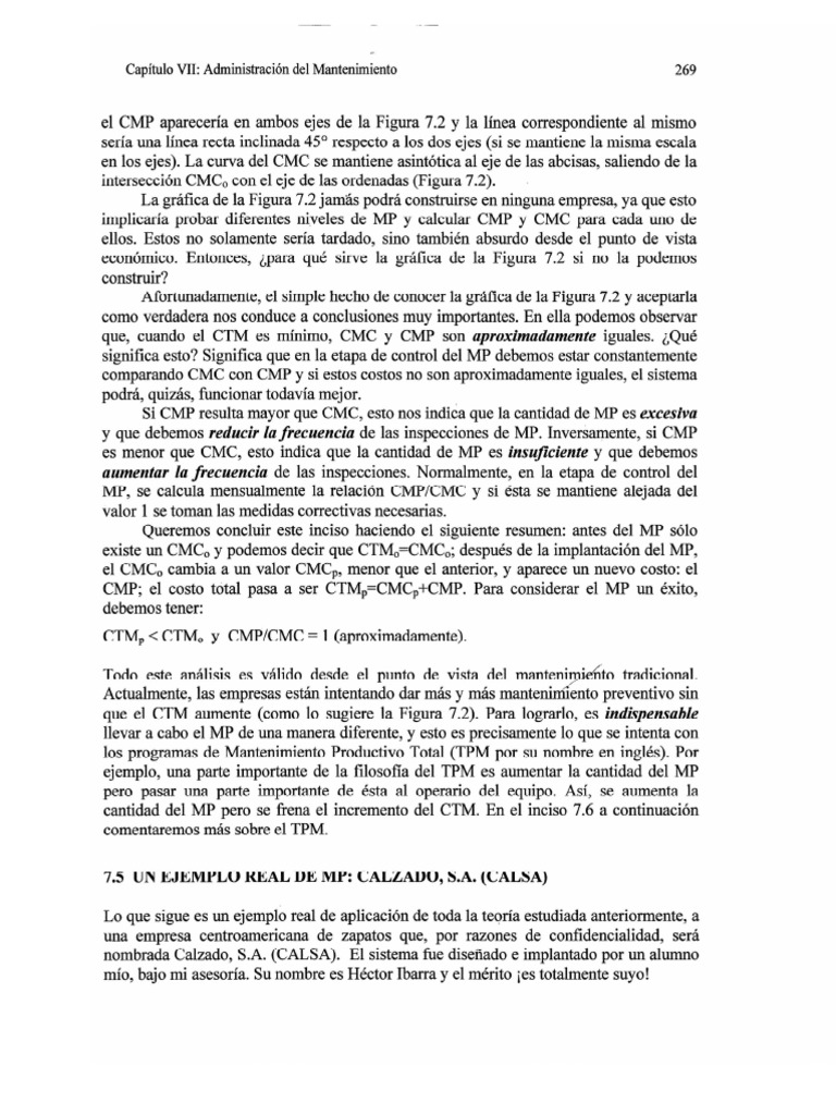 Ejemplo de Implementación Del Mtto Preventivo | PDF