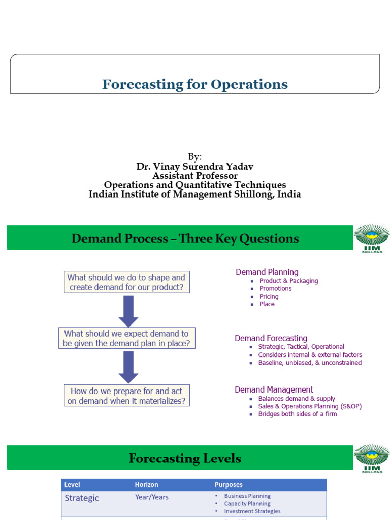 Session 3 4 Forecasting Pdf Forecasting Errors And Residuals