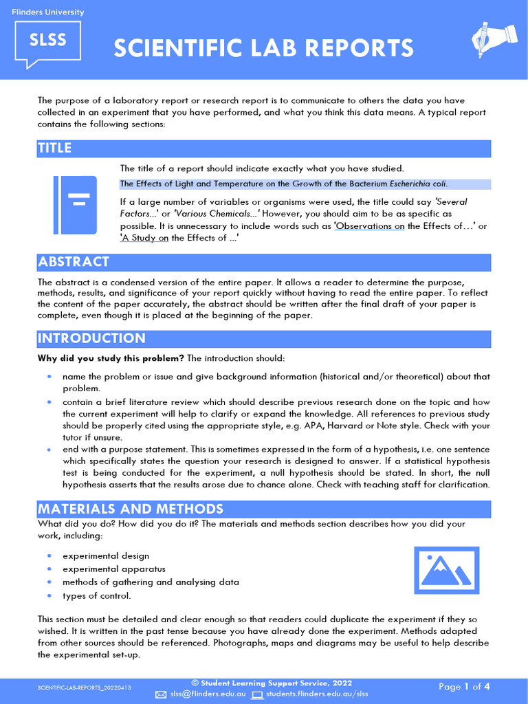 Scientific Lab Reports | PDF | Angular Resolution | Experiment