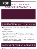 Cybercrime Warrants: Scope and Application | PDF | Search Warrant ...