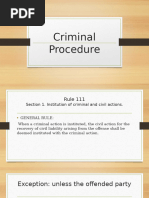 Rules of Court Rule 111 | PDF