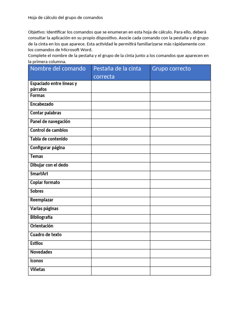 L1 T3 Try Group of Commands Starter | PDF