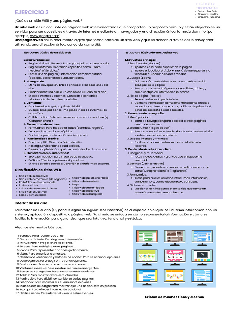 Estructura y Diseño de Sitios Web | PDF | Sitios web | Red mundial