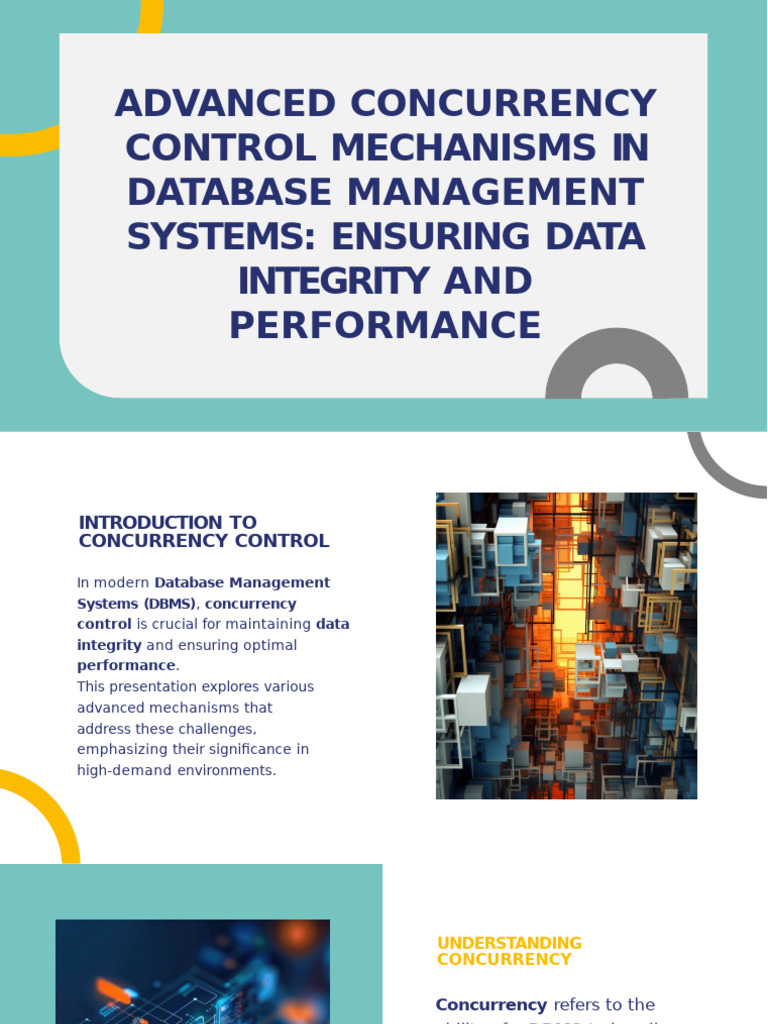 Slidesgo Advanced Concurrency Control Mechanisms in Database Management ... Slidesgo Advanced Concurrency Control Mechanisms in Database Management ...