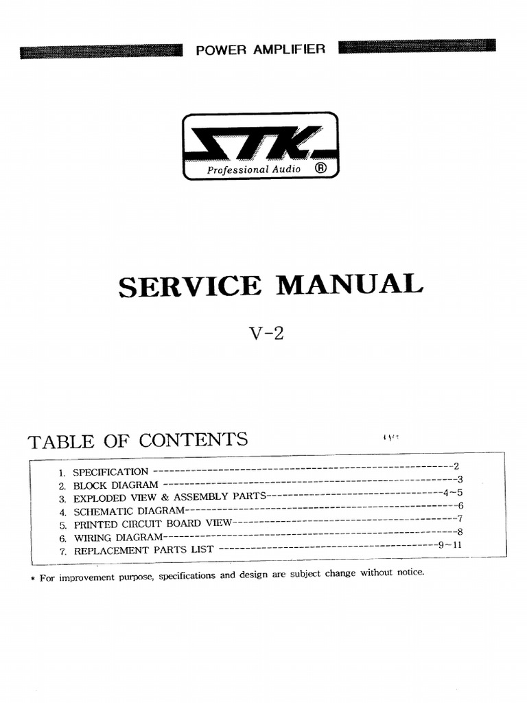 Stk V 2 Power Amplifier PDF