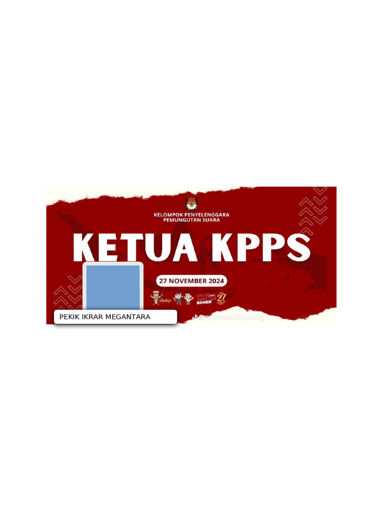 Peralatan KPPS TPS 02 | PDF