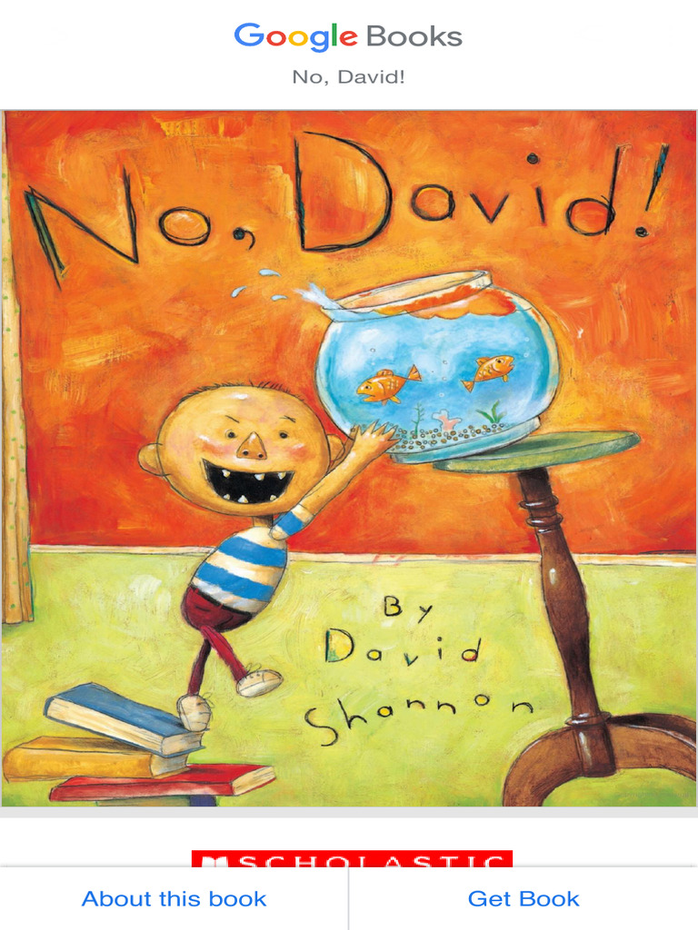 No, David! - David Shannon - Google Books | PDF