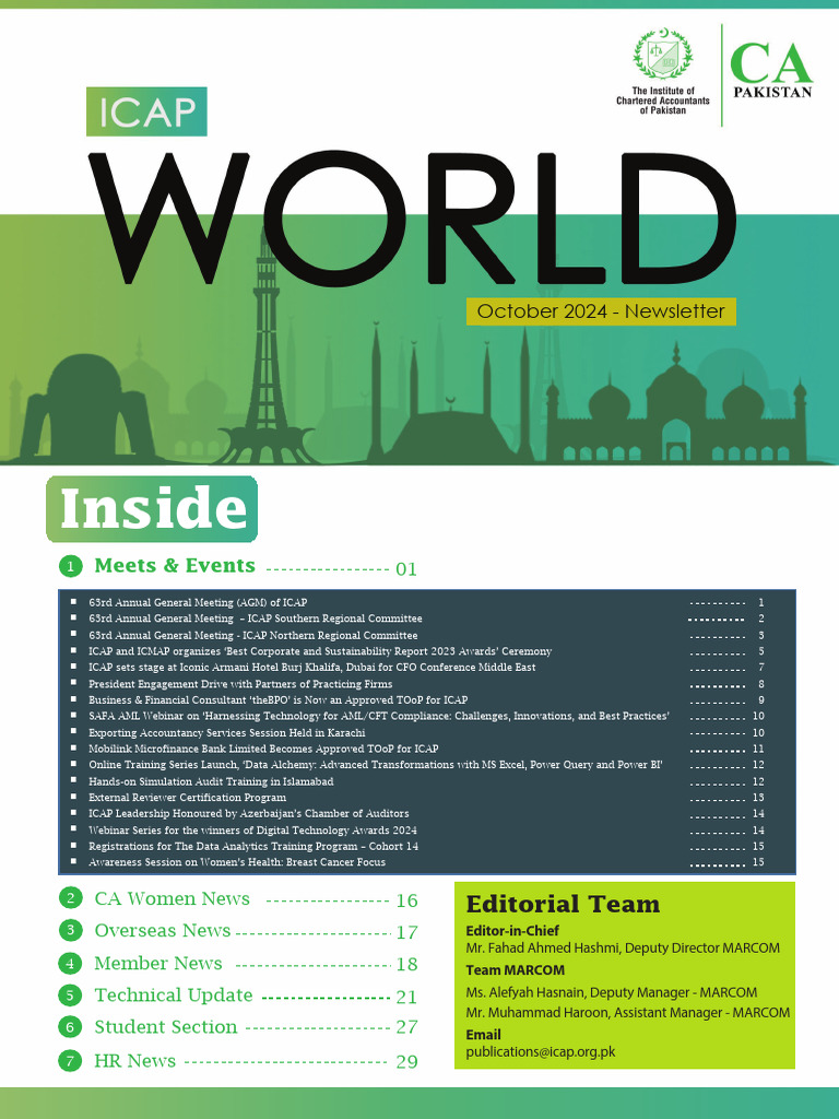 Newsletter-October-2024 | PDF | Audit | Accountant