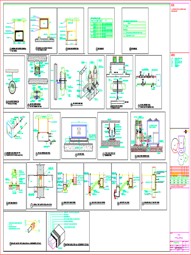 Hvac Typical Details-Part-1 | PDF | Infographics | Engineering