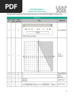 Algebra 1 Practice Test Answer Key | PDF | Numbers | Equations