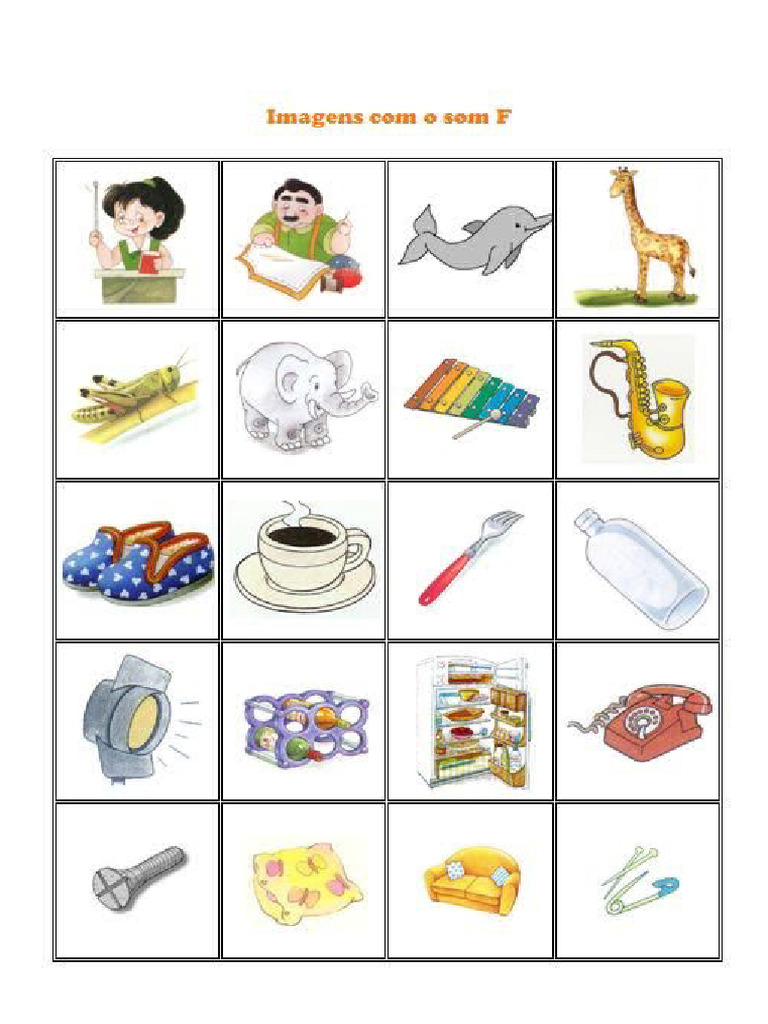 Fonema f Medial | PDF