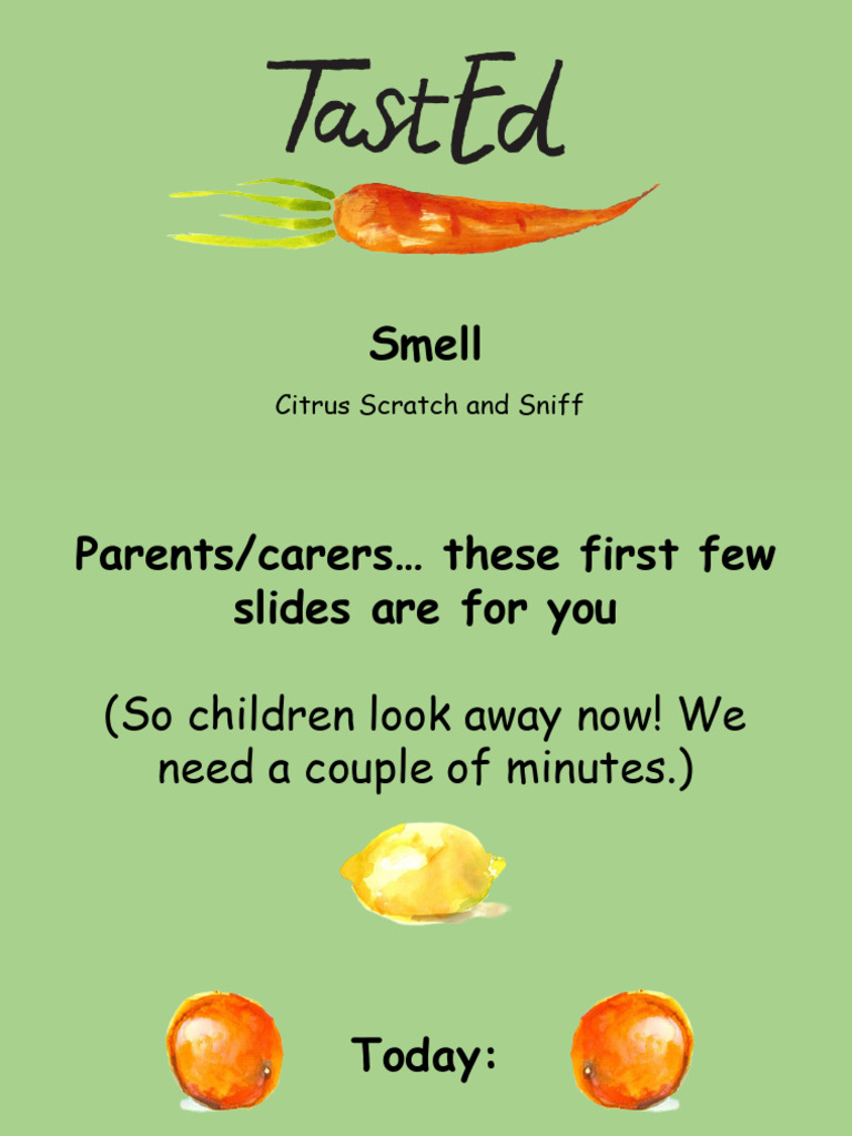 KS1 Lesson 2 SMELL The Scent of Citrus | PDF | Orange (Fruit) | Citrus