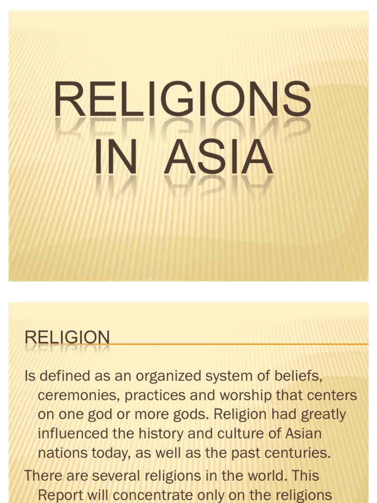 Major Religions in Asia Overview | PDF | Shinto | Ramadan