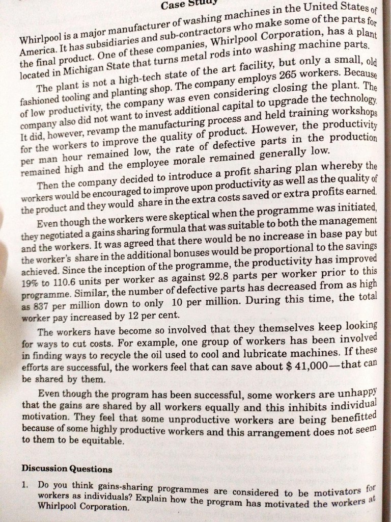 Case Study- Motivation | PDF | Business | Economies