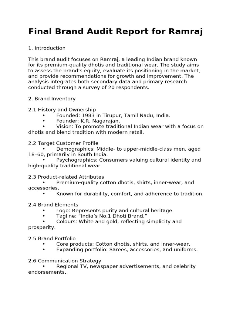 Individual Project Report | PDF | Brand | Pricing