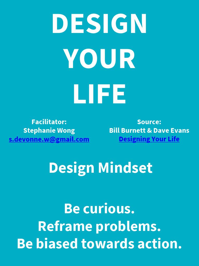 mp1920 - Design Your Life PPT | PDF | Psychology | Cognition