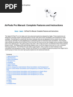 Apple Airpods Max Complete Features Instructions Manual | PDF | Ios ...