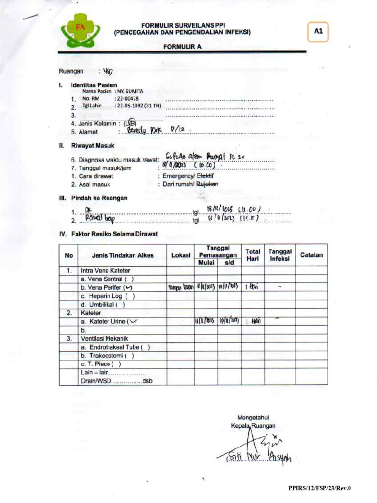 PPIRS/12/FSP/23/Rev 0 | PDF