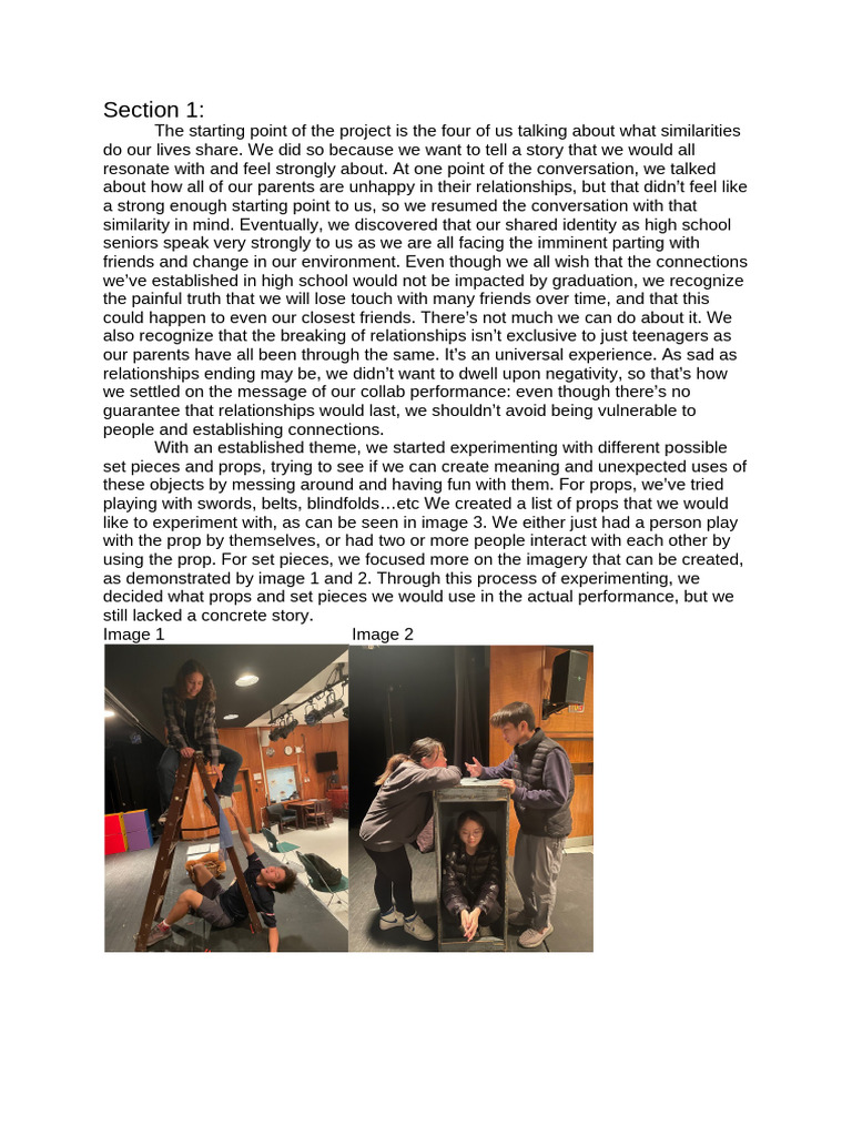 Ib Theater Collab Essay Final | PDF