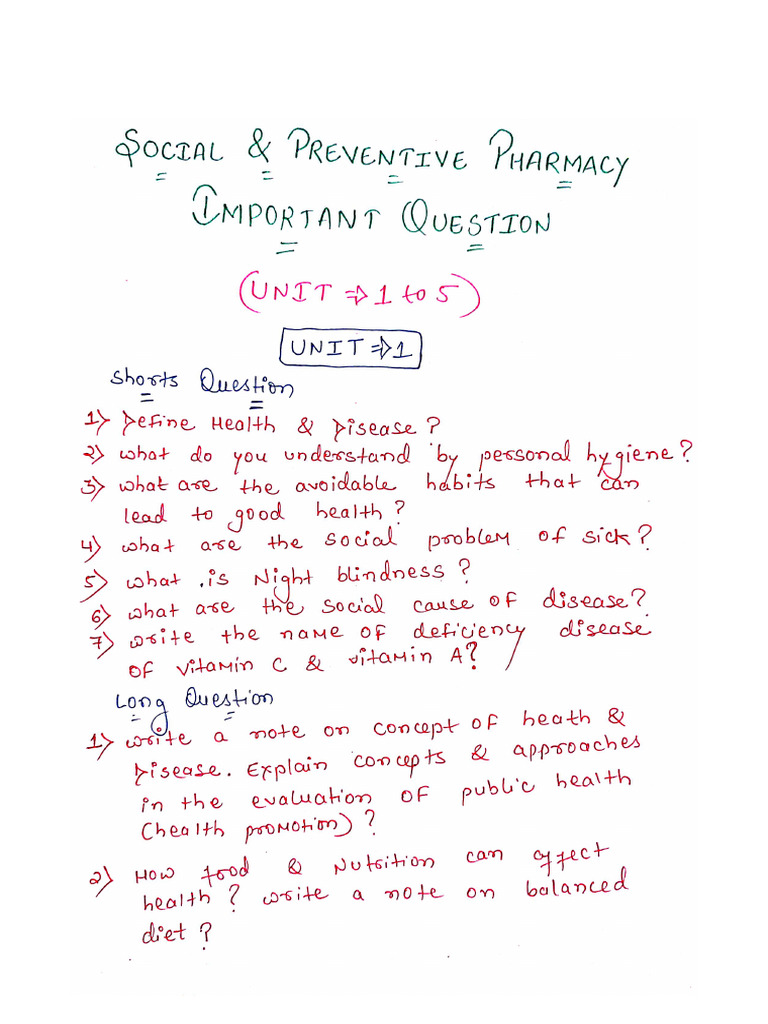 SPP Unit 1 Important Question Solution | PDF