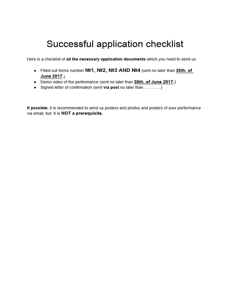 Success Application | PDF