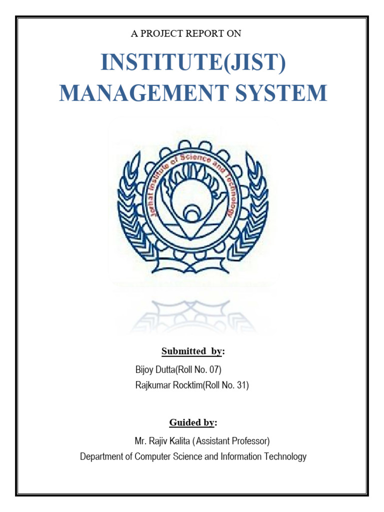 Project report1 | PDF | System | Databases