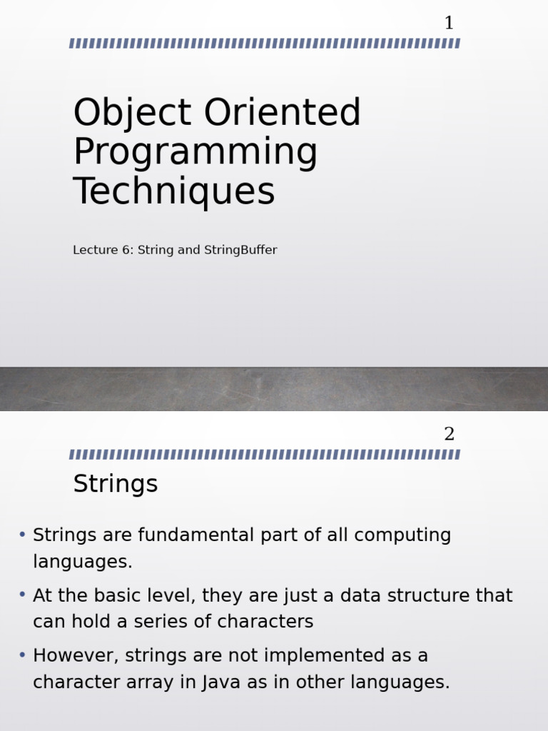Lect-4 String | PDF | String (Computer Science) | Parameter (Computer Programming)
