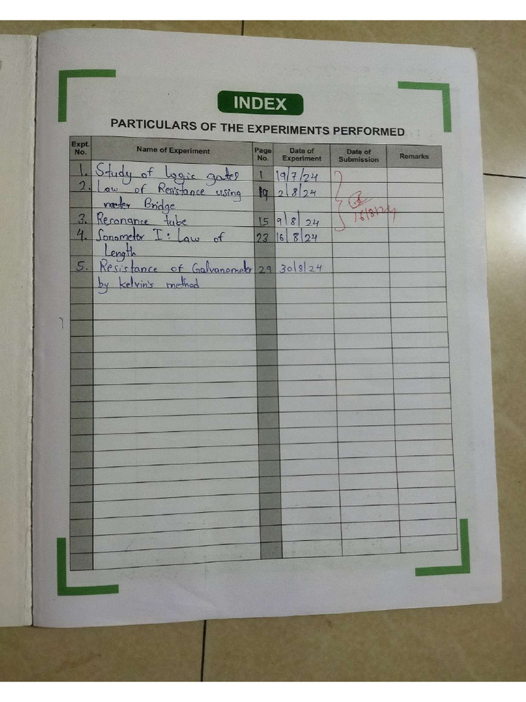 PHYSICS PRACTICAL 1,2,3,4,5 and 1 | PDF