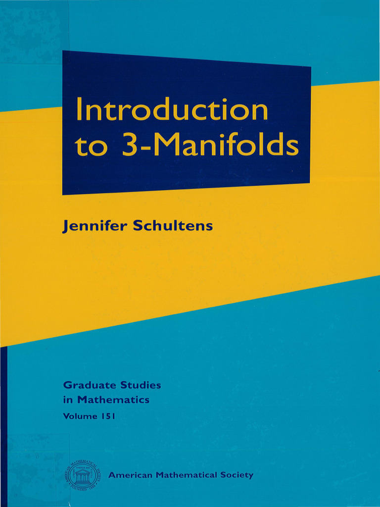 (Graduate Studies in Mathematics) Jennifer Schultens - Introduction To ...