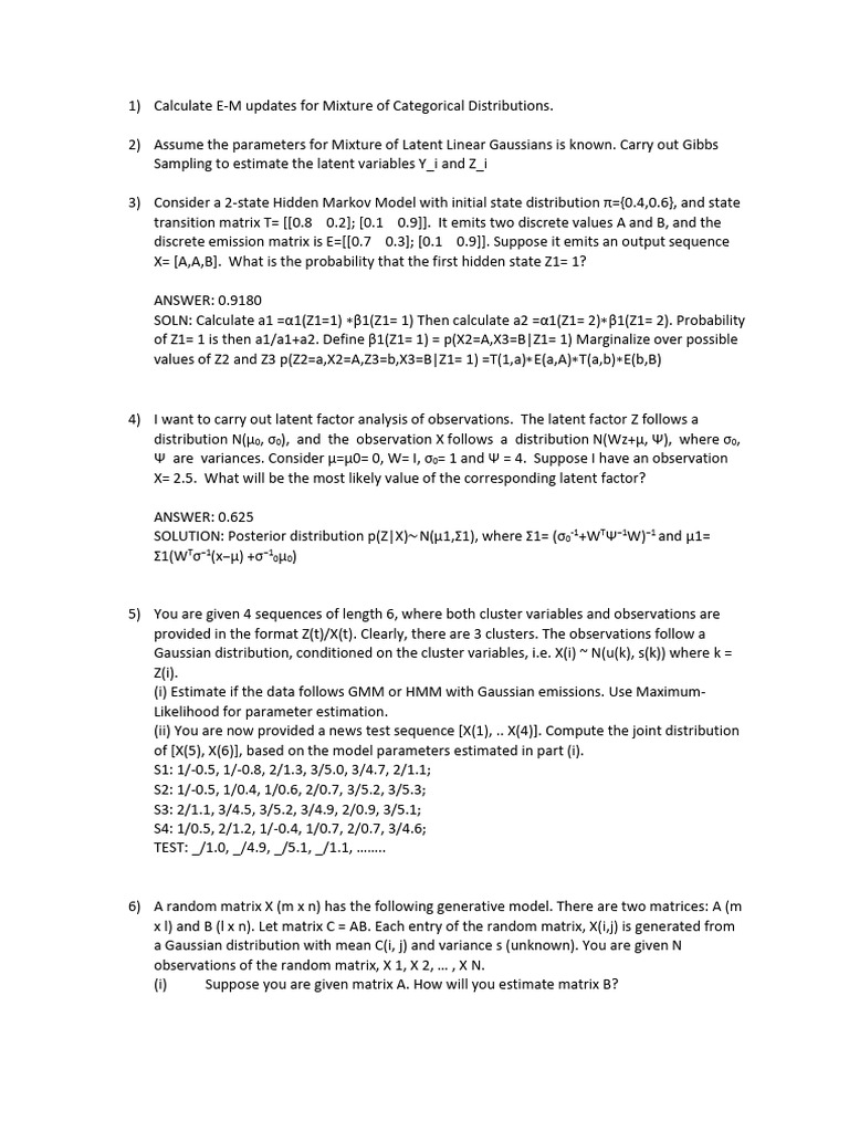 Practice Problems Module 3 - 4 | PDF | Normal Distribution | Probability Distribution
