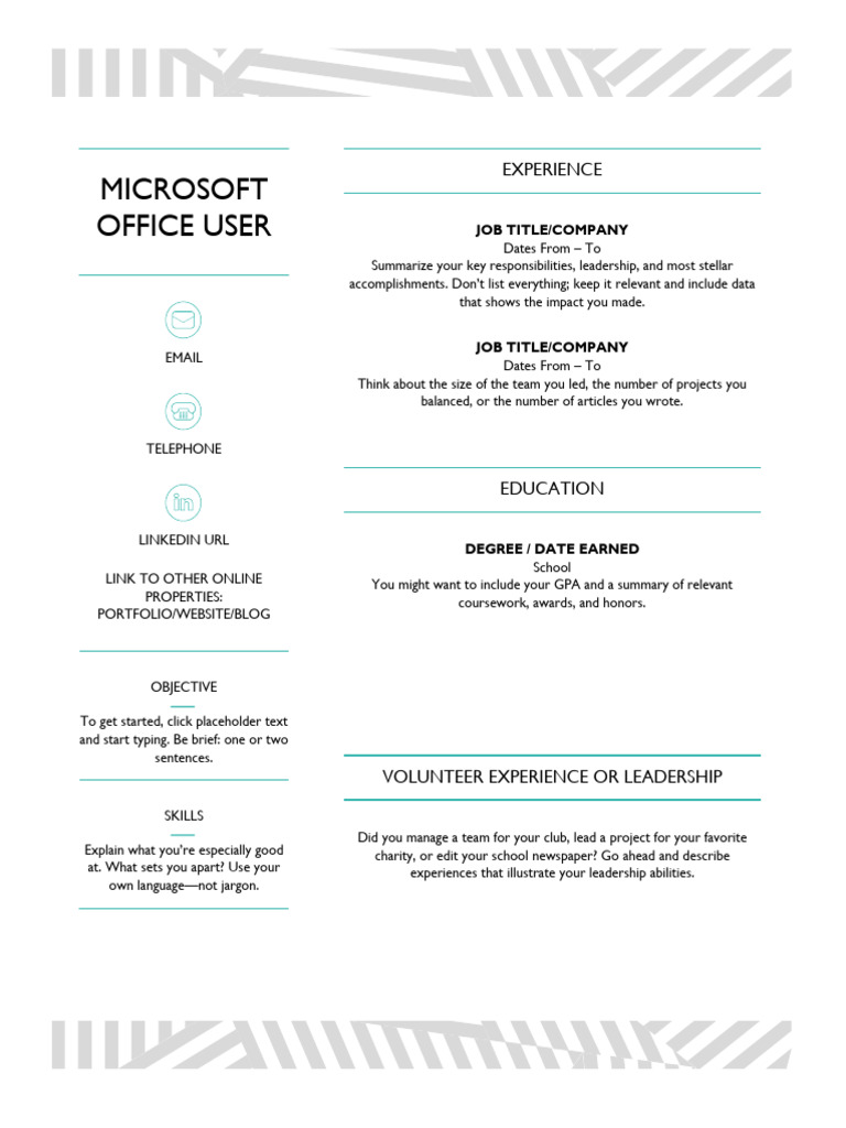 Resume Template | PDF