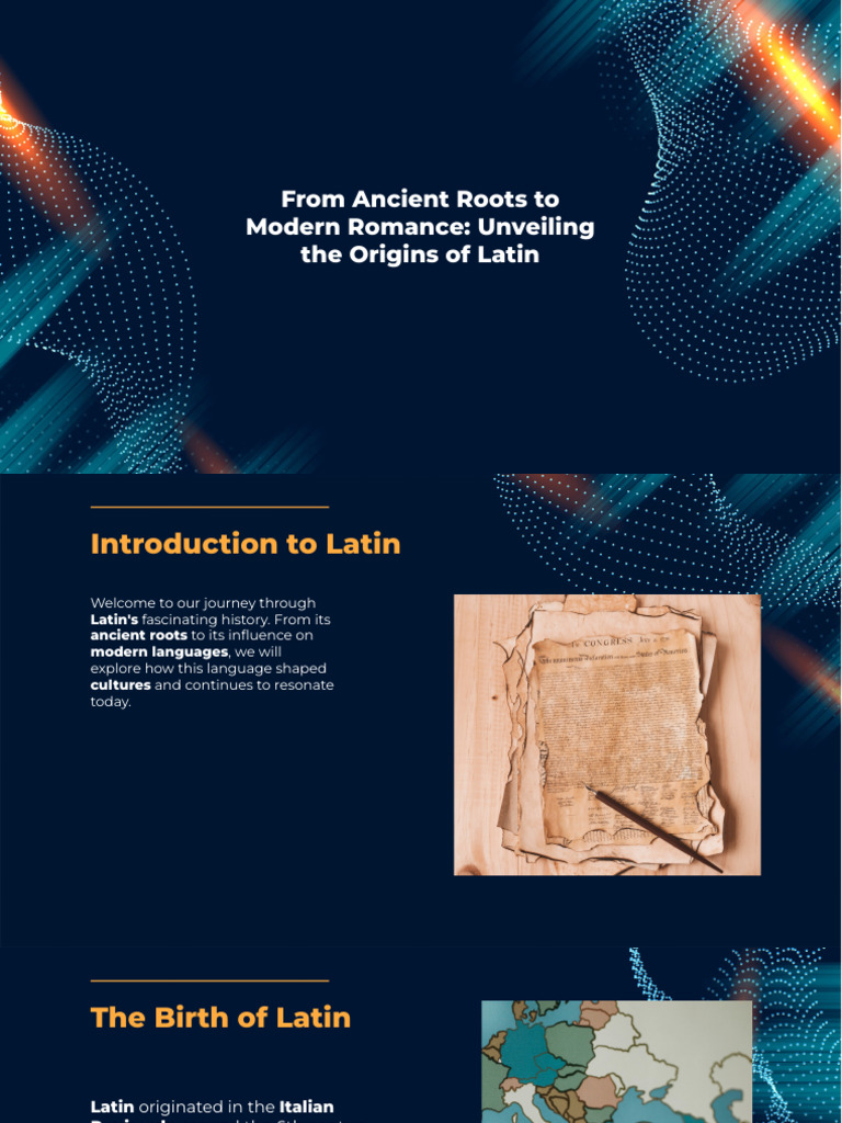 Origins and Impact of Latin Language | PDF