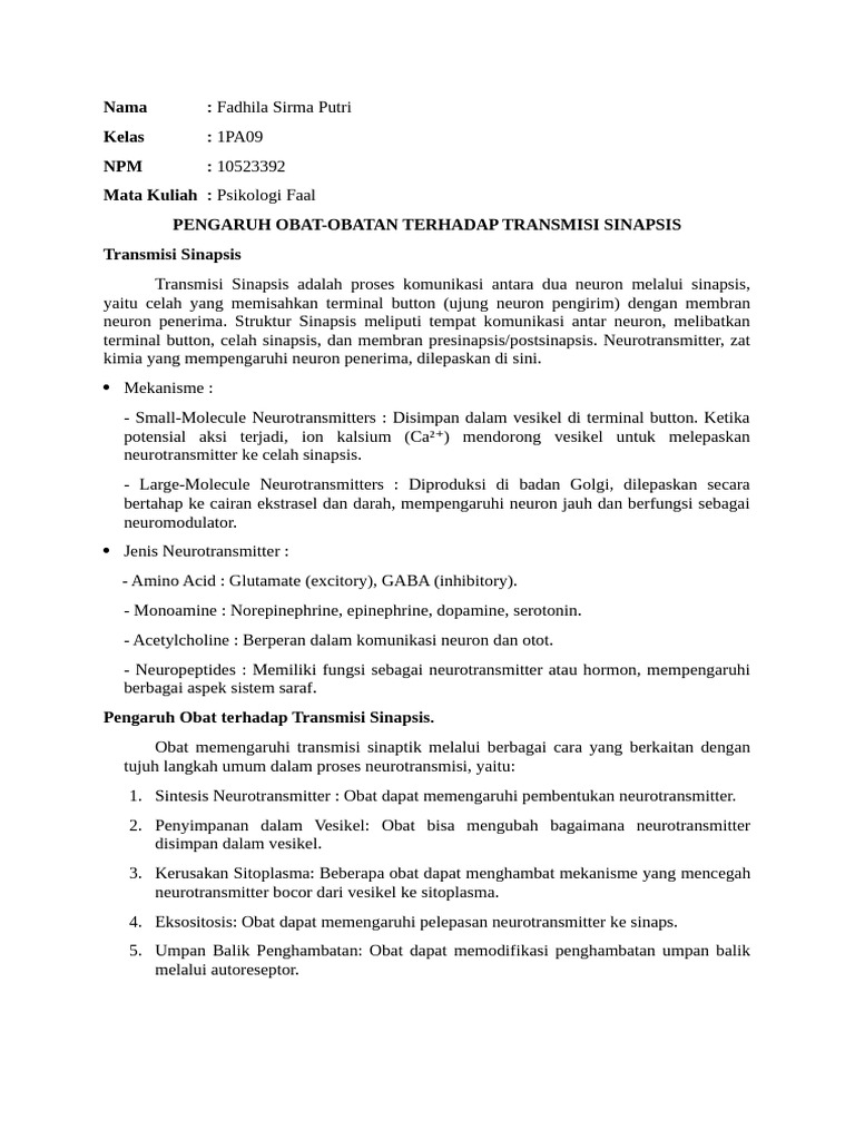 Fadhila Sirma Putri 10523392 Psiko 2024 | PDF