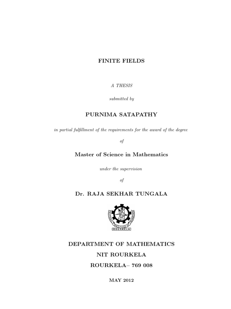 finite_fields | PDF | Field (Mathematics) | Ring (Mathematics)
