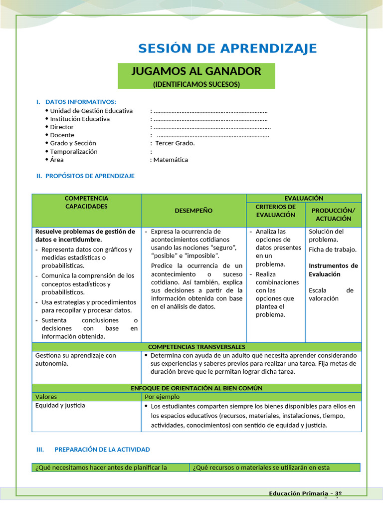 MAT 1 | PDF | Evaluación | Aprendizaje