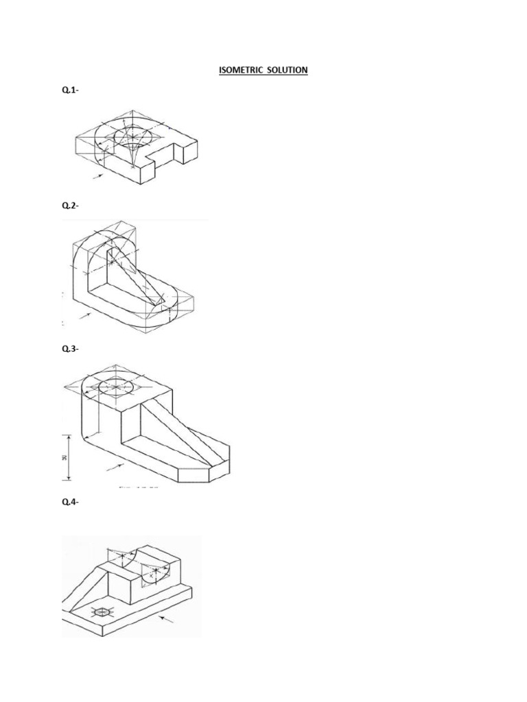 Isometric Assignment Solution | PDF
