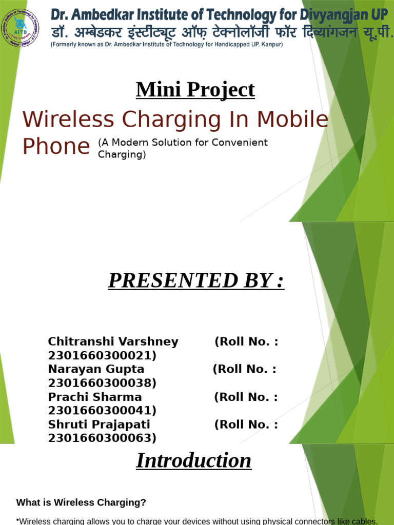 mini project ppt | PDF | Telecommunications | Information And Communications Technology