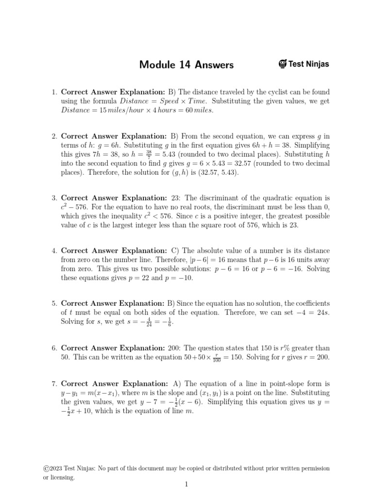 module_14_answers | PDF | Mathematical Concepts | Mathematical Analysis