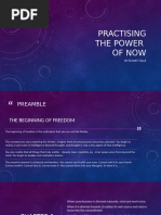 The Power of Now - Eckhart Tolle | PDF | Mind | Thought