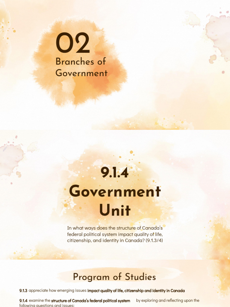 Understanding Canada's Government Structure | PDF | Government Of ...