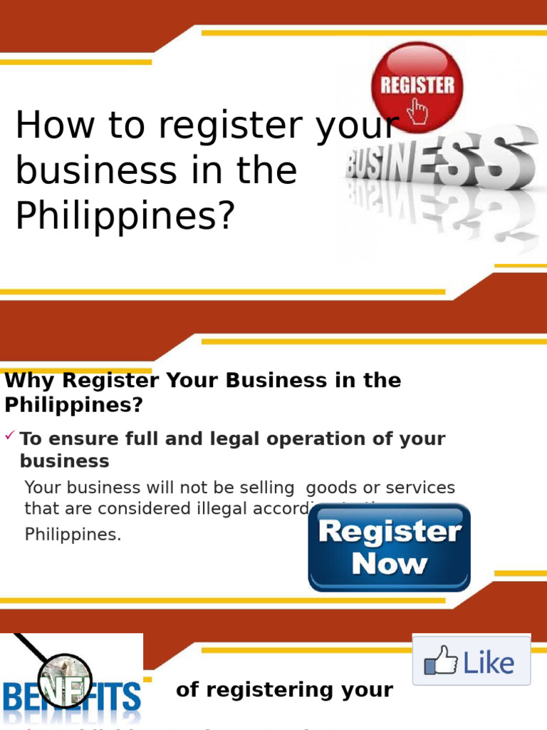 Registering a Business in the Philippines | PDF | Business | Employment