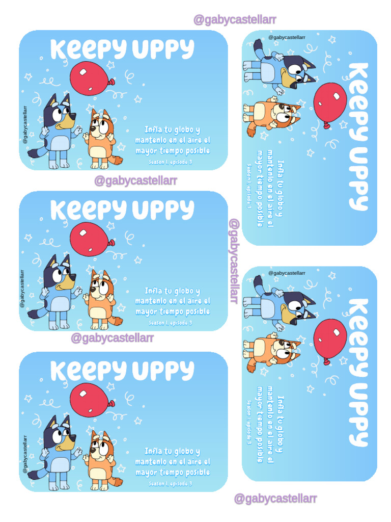 Bluey Keepy Uppy | PDF